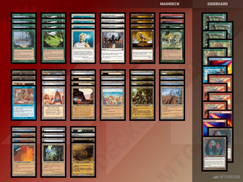 Premodern Turbo Lands deck by Wang Guanyi • MTG DECKS