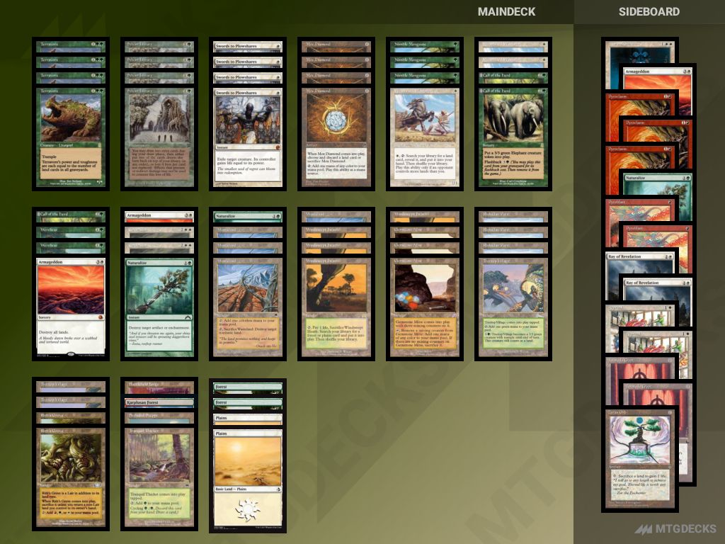 Premodern The Last Terronin deck by Pierre Almaraz • MTG DECKS