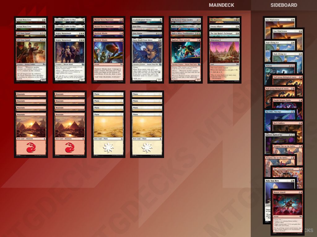 Standard Turtles All The Way Down deck by hexagorgonlive • MTG DECKS
