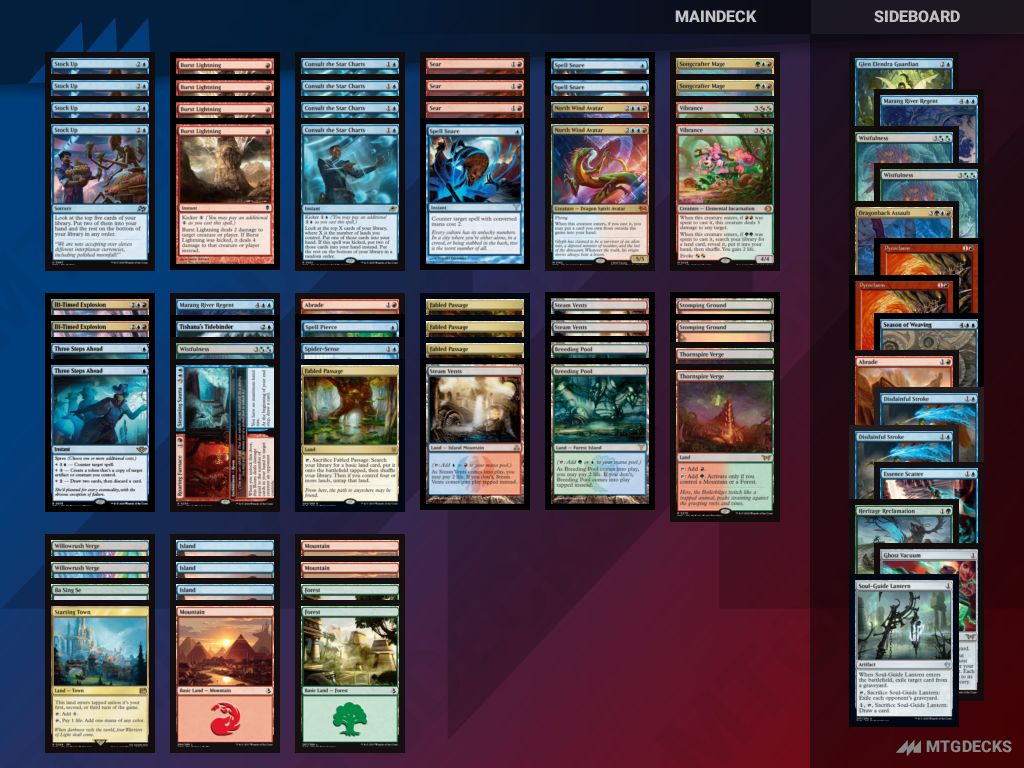 Standard Temur Control deck by Gabriele Costa • MTG DECKS