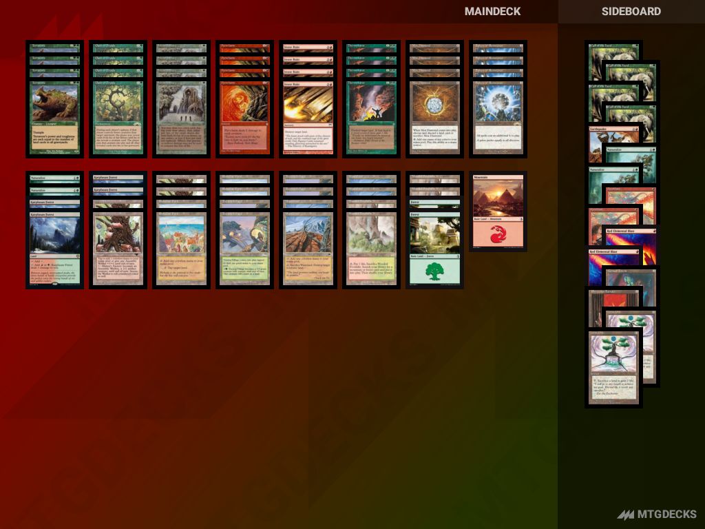 Premodern Oath Ponza deck by golphinus • MTG DECKS
