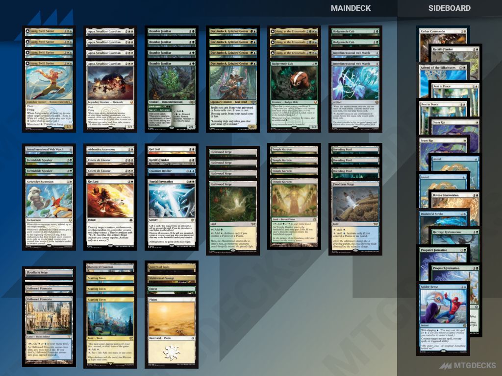 Standard Bant Airbending deck by austin128982 • MTG DECKS