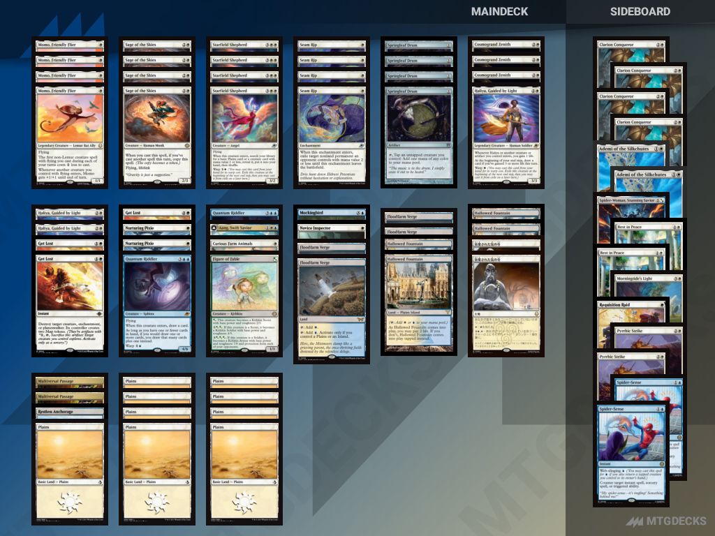 Standard Azorius Momo deck by Adam Edwards • MTG DECKS