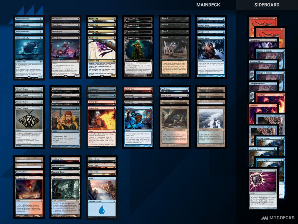 MTG Modern Grixis Oculus top decks • MTG DECKS
