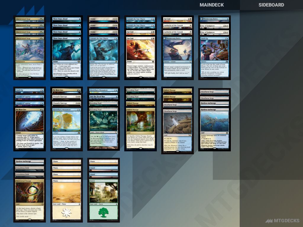 MTG Standard Secrets of Strixhaven Bant Control top decks • MTG DECKS