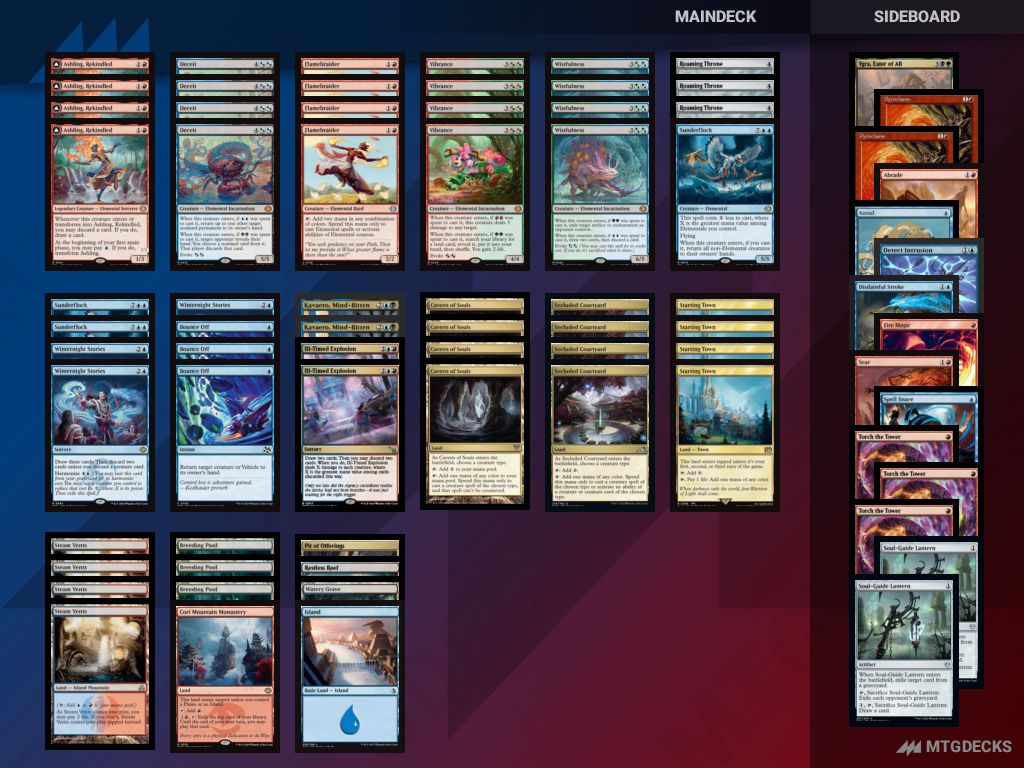 Standard Izzet Elementals deck by Tim White • MTG DECKS