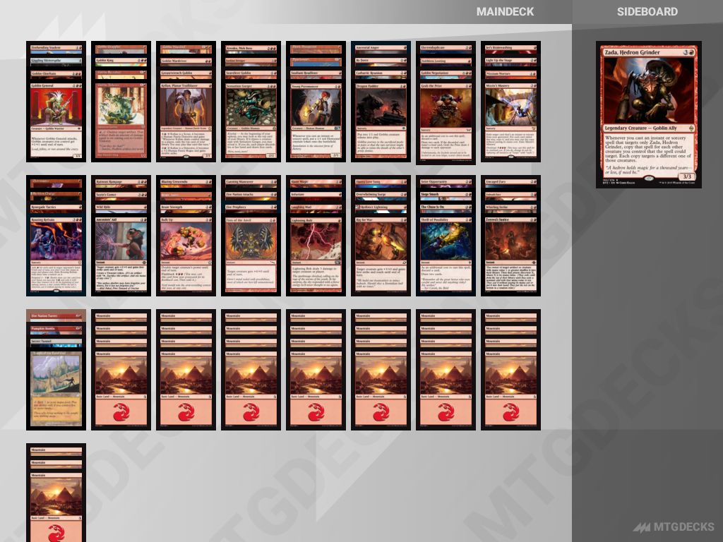 Commander Zada, Hedron Grinder deck by Guillem Romero Marquez • MTG DECKS