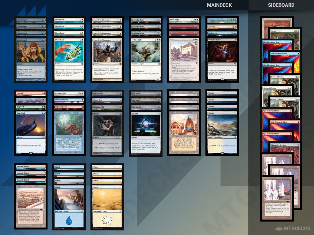 Old-school The Deck deck by César Carreras • MTG DECKS