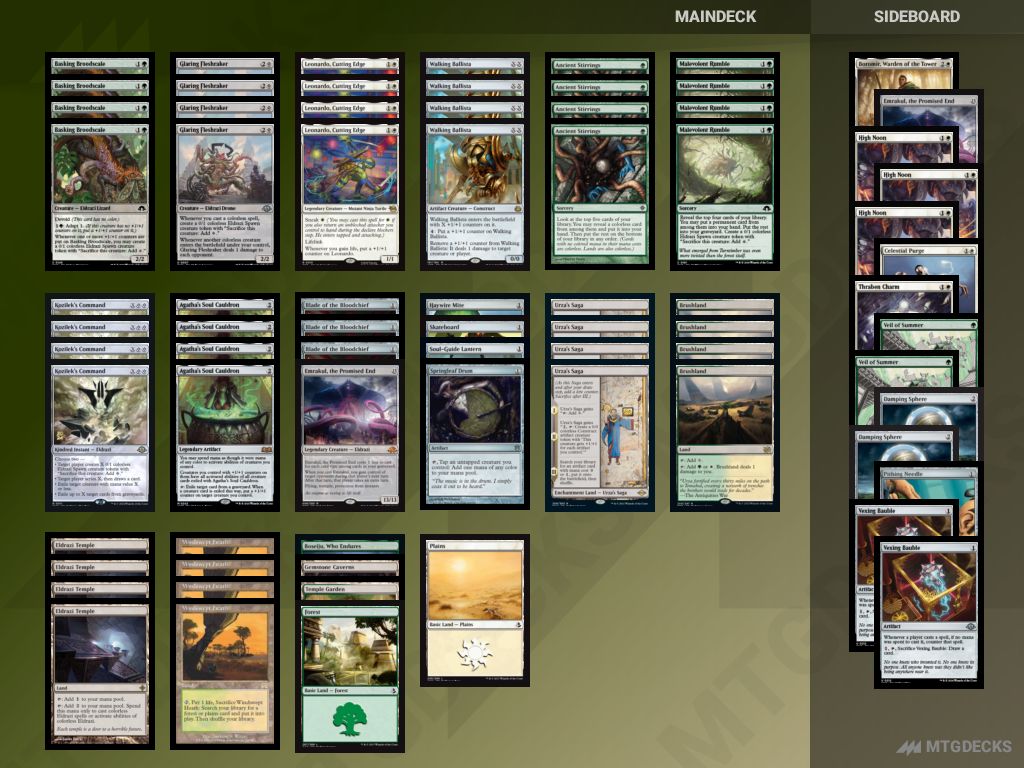 Modern Eldrazi Bloodchief Combo deck by DB_YungDingo • MTG DECKS