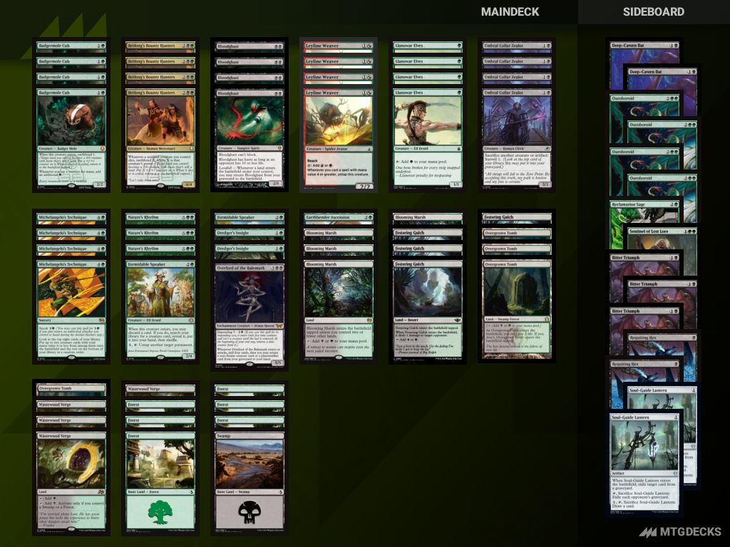 MTG Standard TMT Golgari Earthbend top decks • MTG DECKS