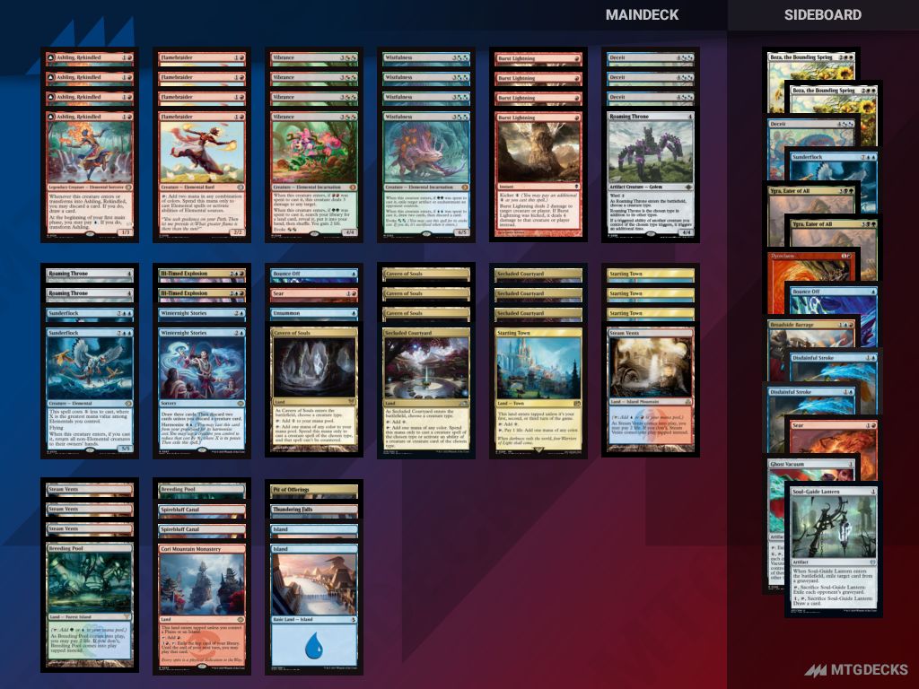 MTG Standard TMT Izzet Elementals - 375 top decks • MTG DECKS