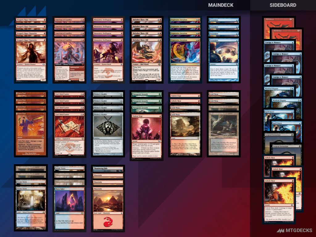 Modern Prowess deck by Lauritz Neubacher • MTG DECKS