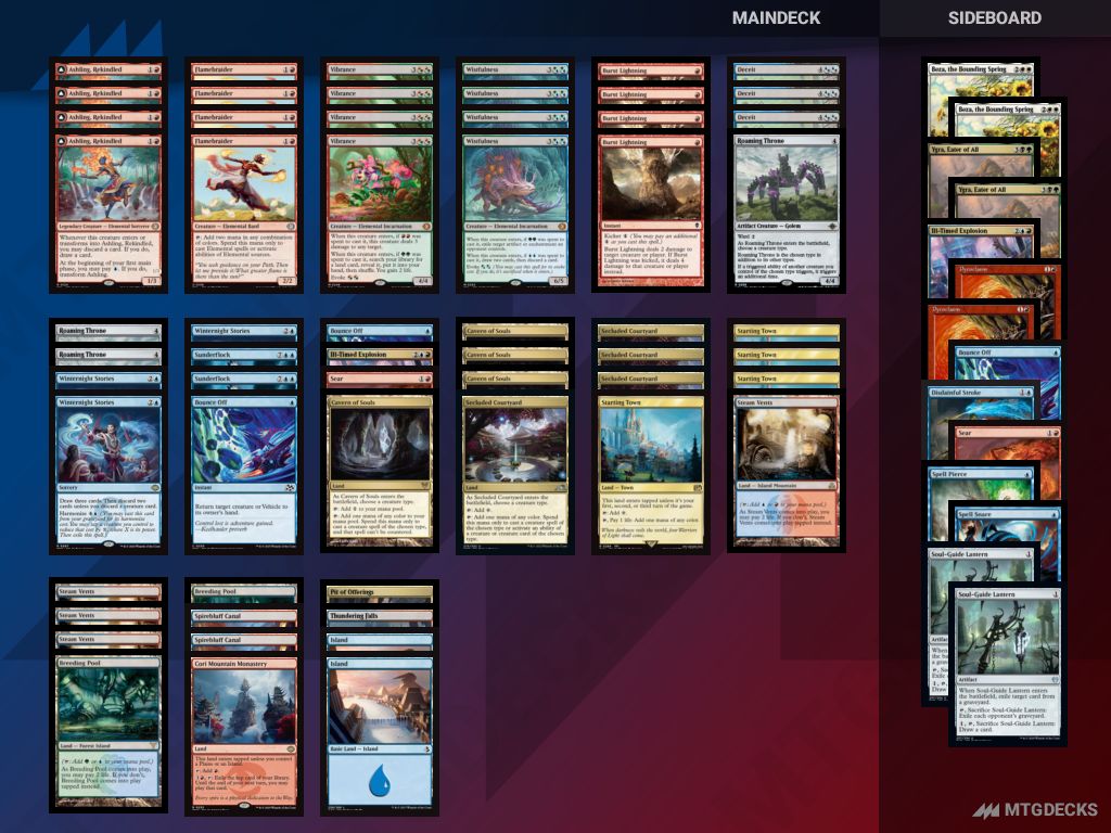 MTG Standard Secrets of Strixhaven Izzet Elementals - 625 top decks ...