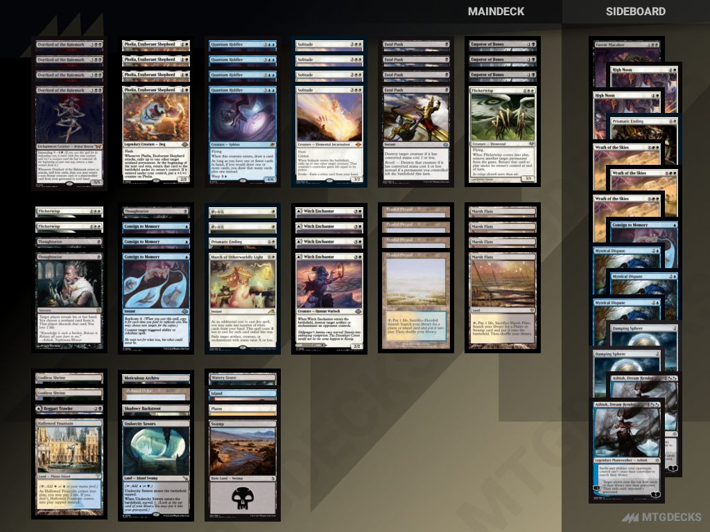 MTG Modern Esper Blink - 2730 top decks • MTG DECKS