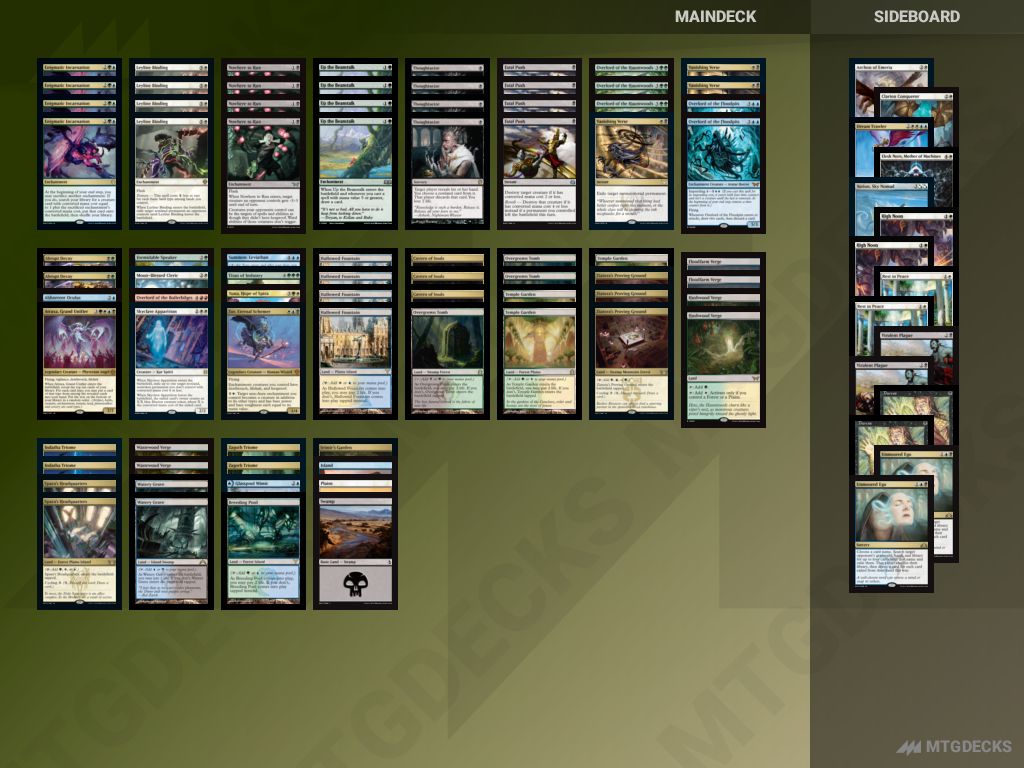 Pioneer Enigmatic Incarnation deck by タカタ タクミ • MTG DECKS