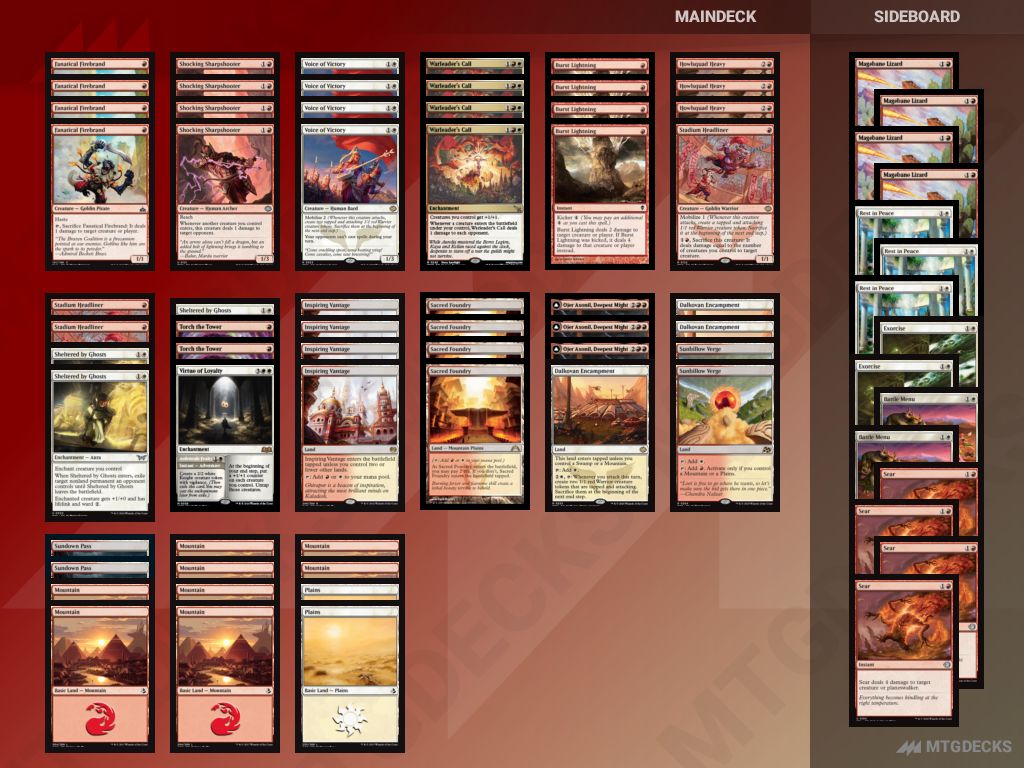 MTG Standard Secrets of Strixhaven Boros Mobilize - 577 top decks • MTG ...