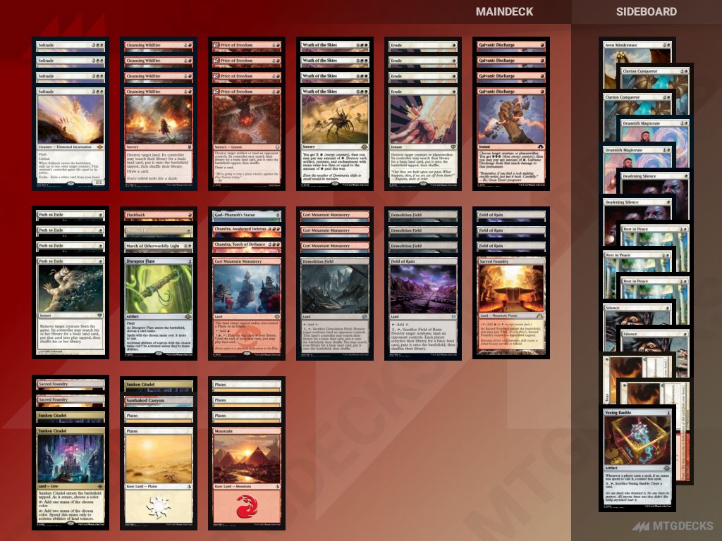 MTG Modern Boros Wildfire - 389 top decks • MTG DECKS