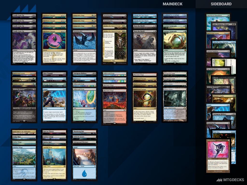 MTG Standard Secrets of Strixhaven 4 Color Songcrafter - 170 top decks ...