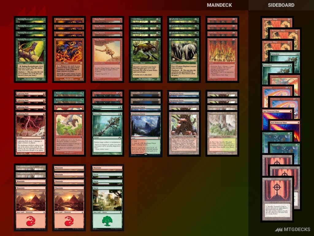 MTG Premodern Zoo - 520 top decks • MTG DECKS