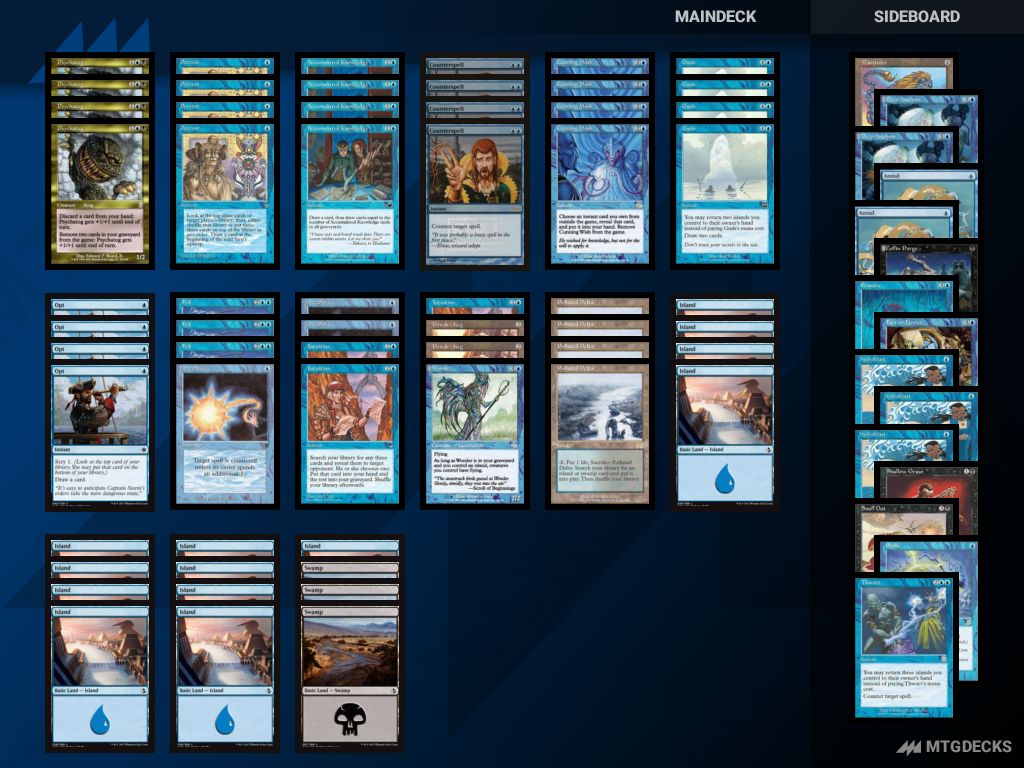 Premodern Psychatog deck by Danker • MTG DECKS