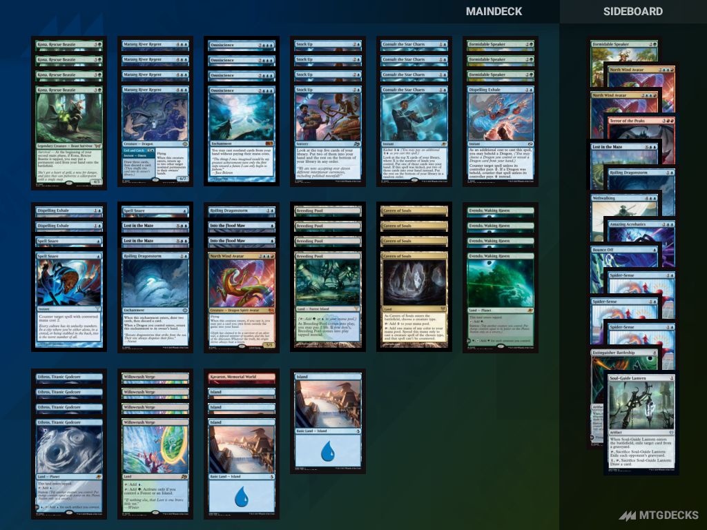 MTG Standard Secrets of Strixhaven Simic Omniscience - 434 top decks ...