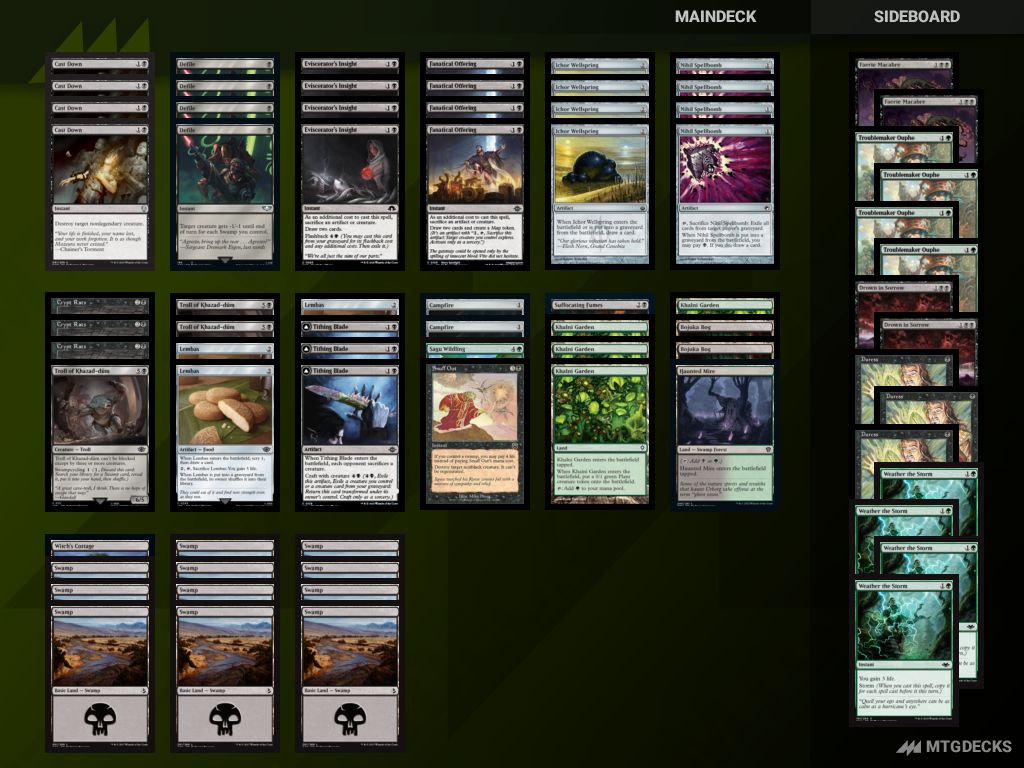 MTG Pauper Golgari Gardens - 2561 top decks • MTG DECKS