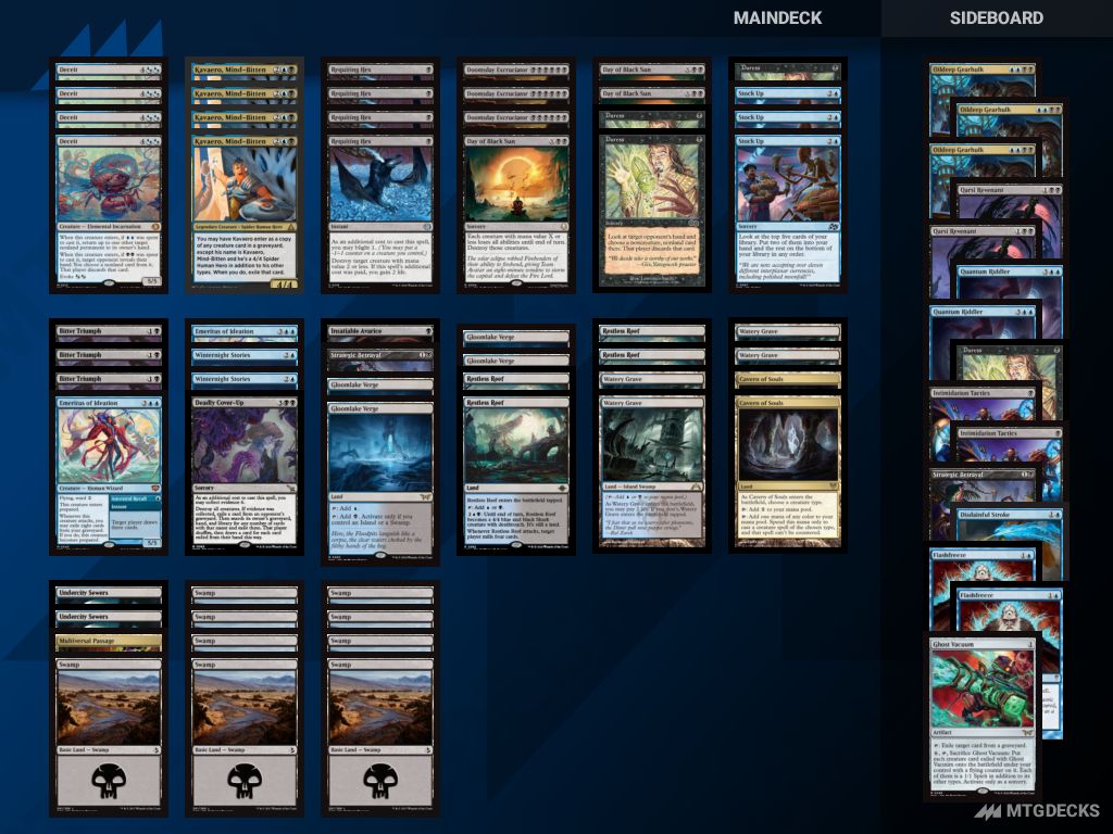 MTG Standard Secrets of Strixhaven Dimir Excruciator - 1932 top decks ...