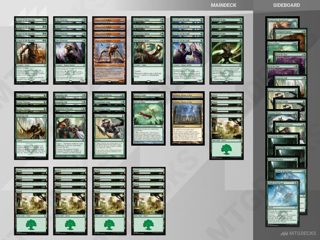 MTG Jou_M15_Ori Mono-Green Devotion top decks • MTG DECKS