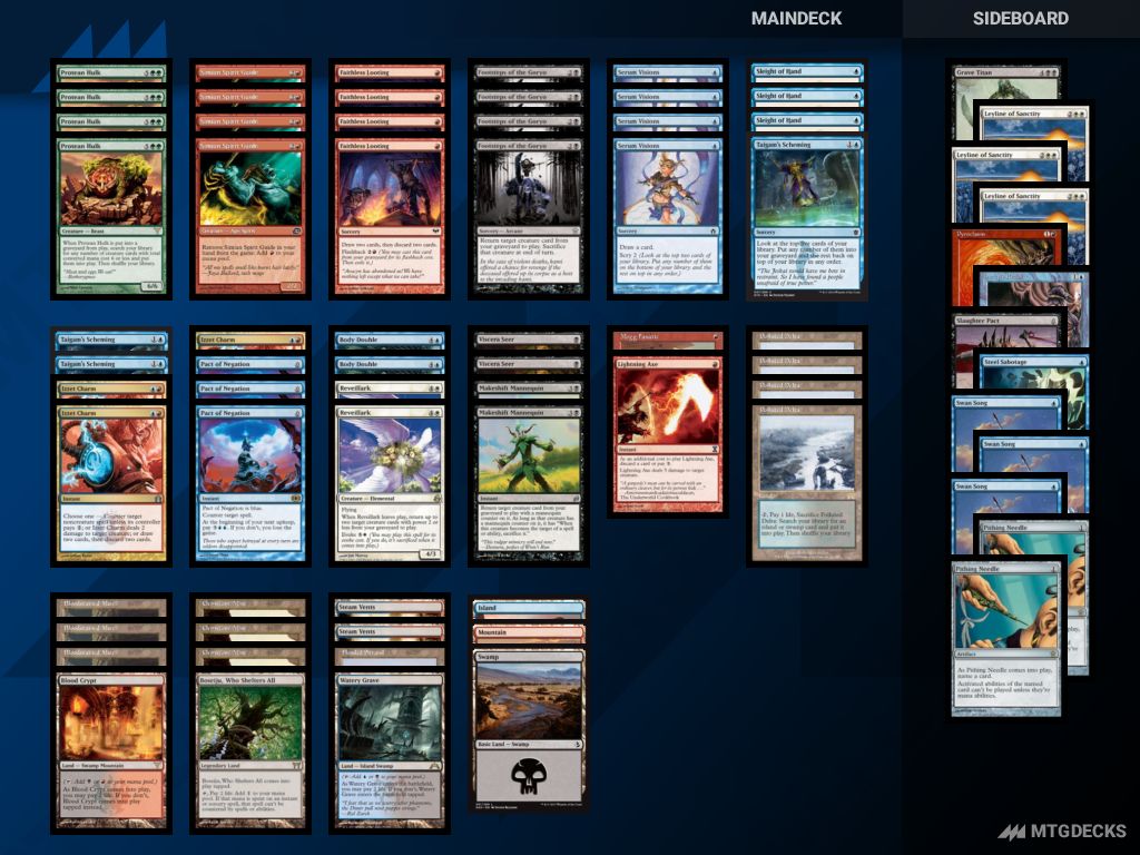 MTG Modern (Post Fate Bannings) Hulk - Reveillark Combo top decks • MTG ...
