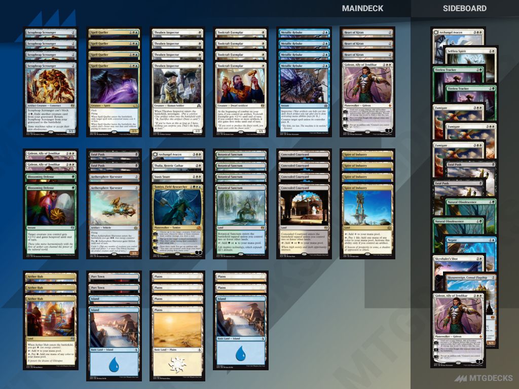 Standard Multi Color Vehicle deck by Fujiwara Kazuma • MTG DECKS