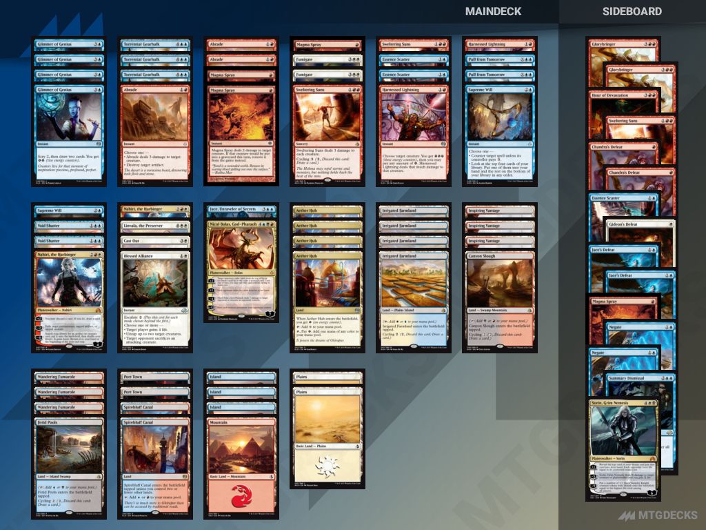 MTG Hour of Devastation Standard 4 Colors Planeswalkers top decks • MTG ...