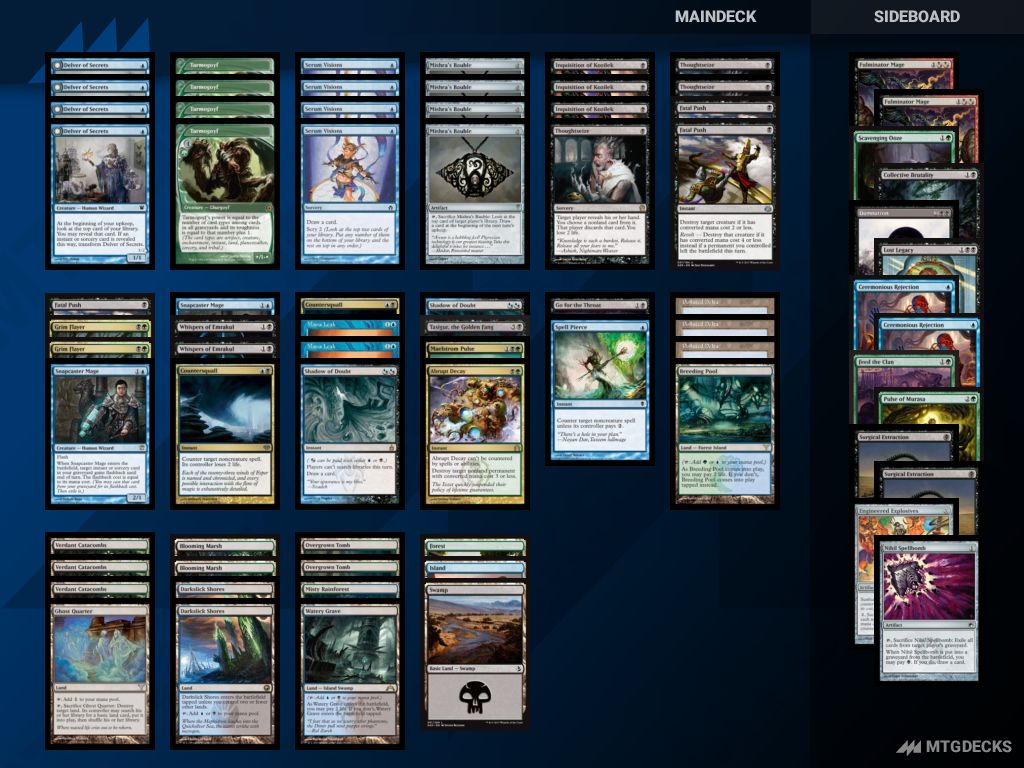 Modern Delver Go deck by Engelsdorfer Fabian • MTG DECKS