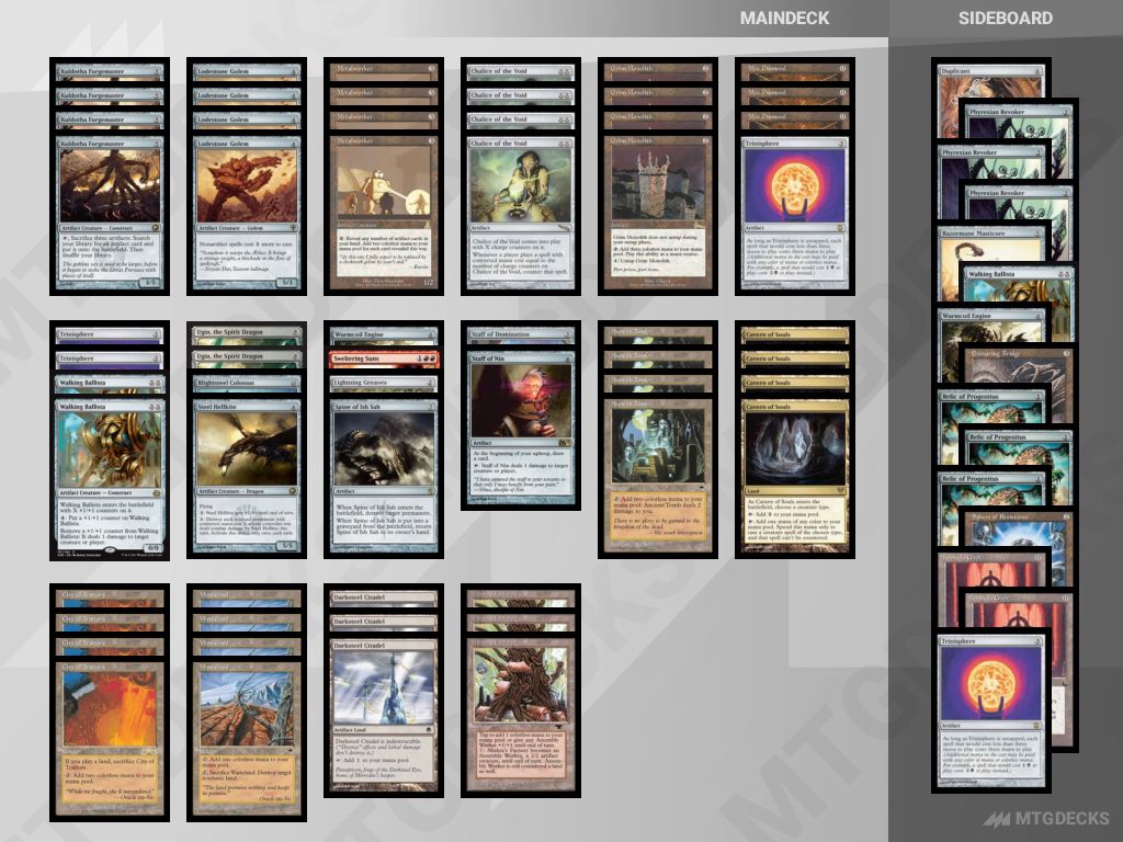 Legacy Metalworker deck by Chris Cornwell-Shiel • MTG DECKS
