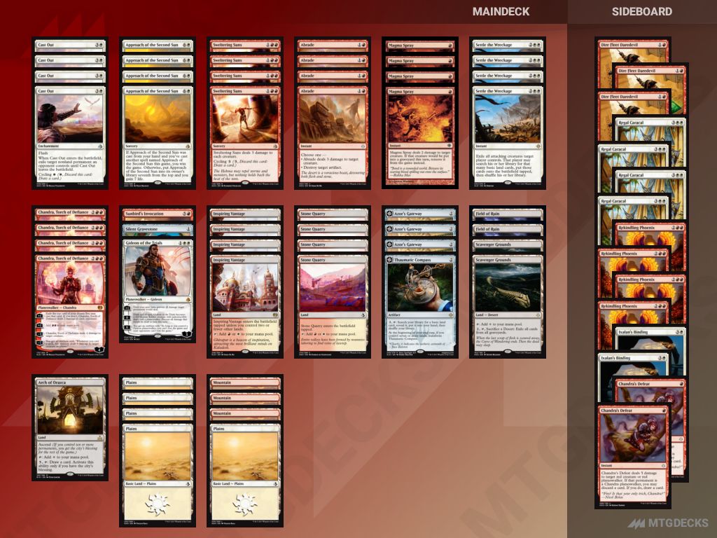 MTG Rivals of Ixalan Standard RW Approach control top decks • MTG DECKS