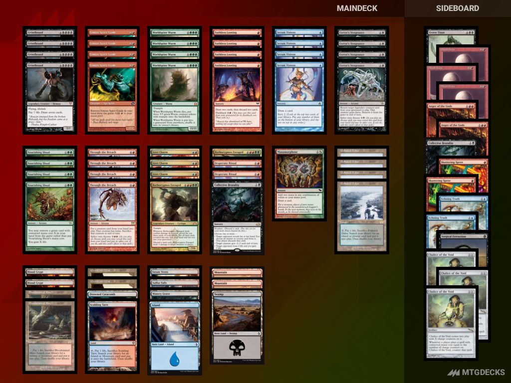 Modern Grixis Griselbrand deck by Scott Reid • MTG DECKS