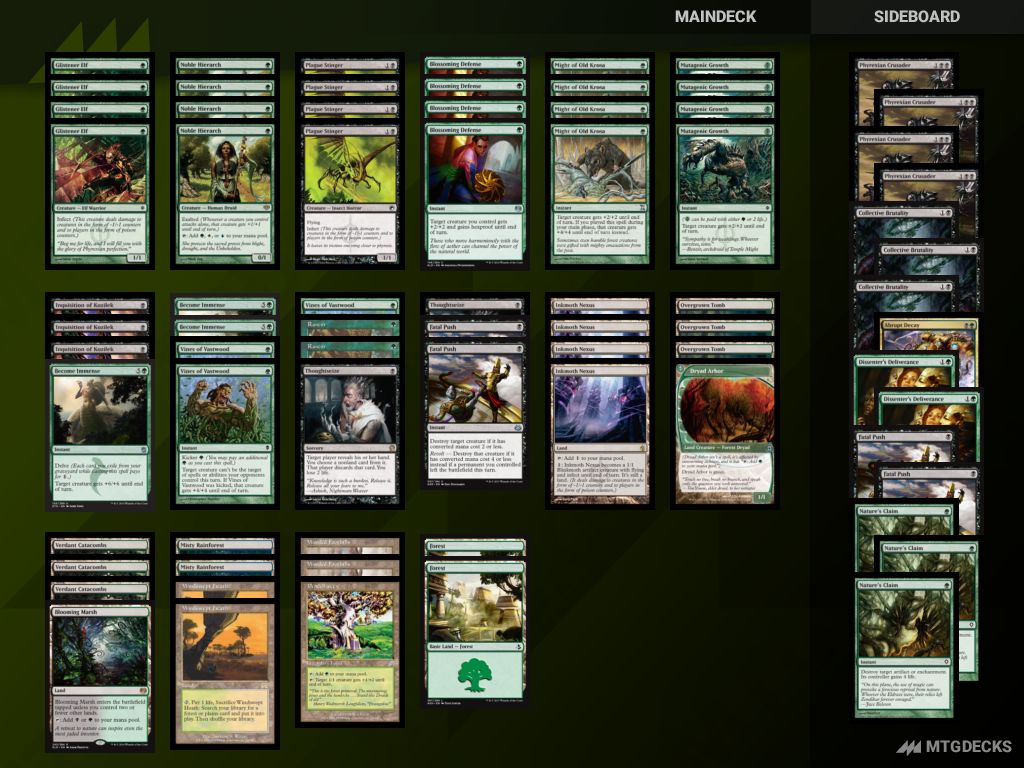 MTG Modern Jace and Elf Unbanned BG Infect top decks • MTG DECKS
