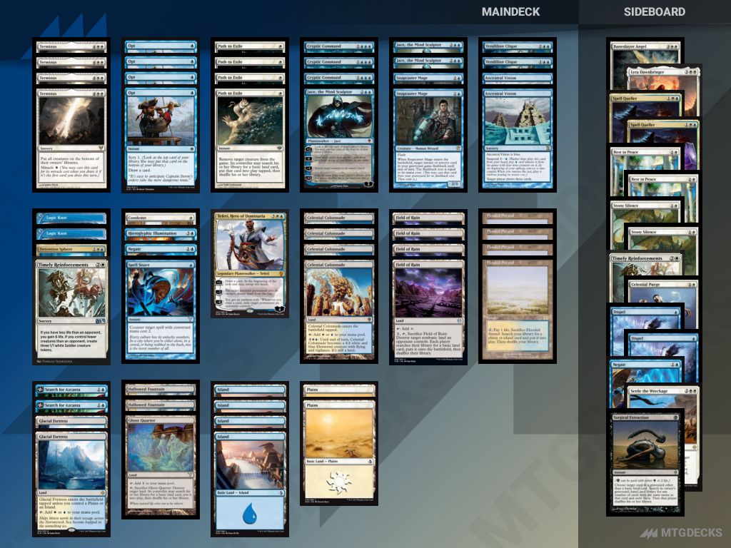 Modern U/w Control deck by Alex Bertoncini • MTG DECKS
