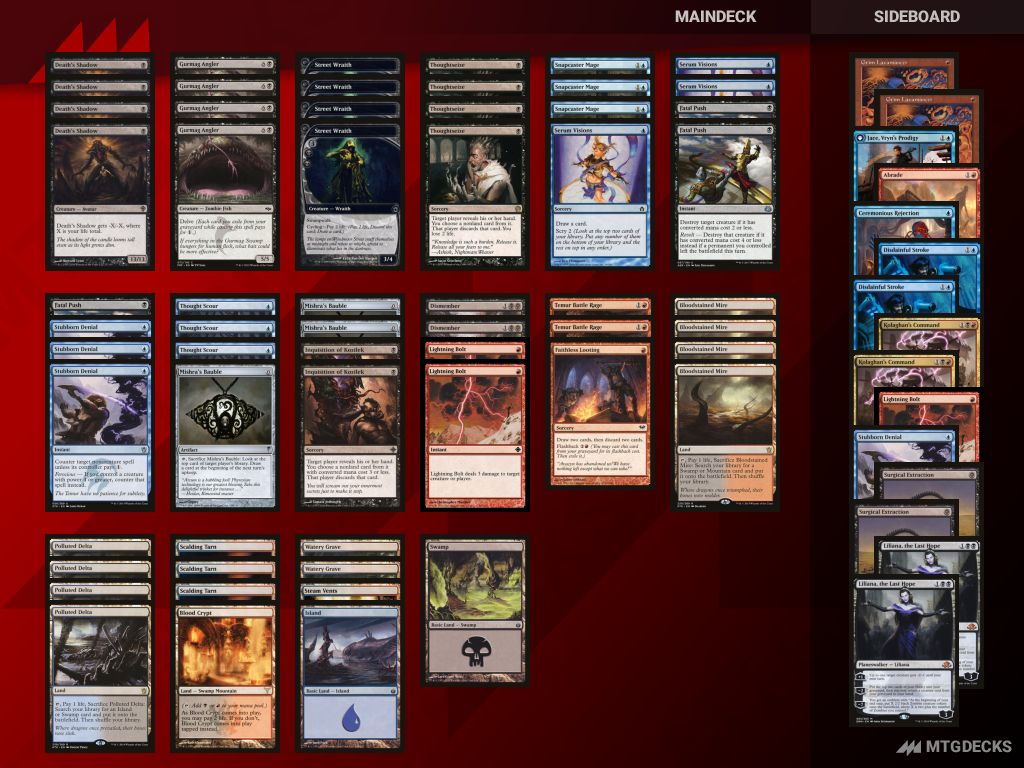 Modern Grixis Death's Shadow deck by Shadyrat • MTG DECKS