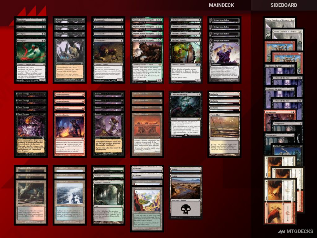 Legacy Hogaak Bombardment deck by Kahl Zilnyk • MTG DECKS