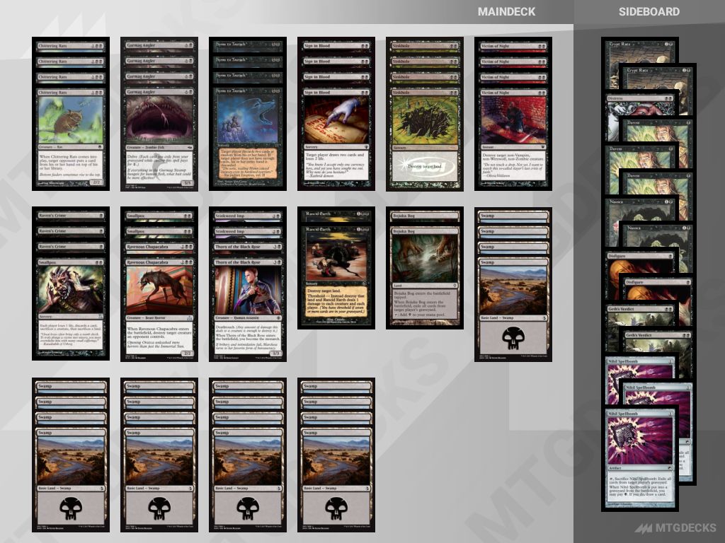 Peasant Smallpox deck by Stephane • MTG DECKS