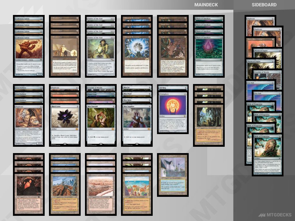 Vintage Elysian Fields deck by Sam Berse • MTG DECKS