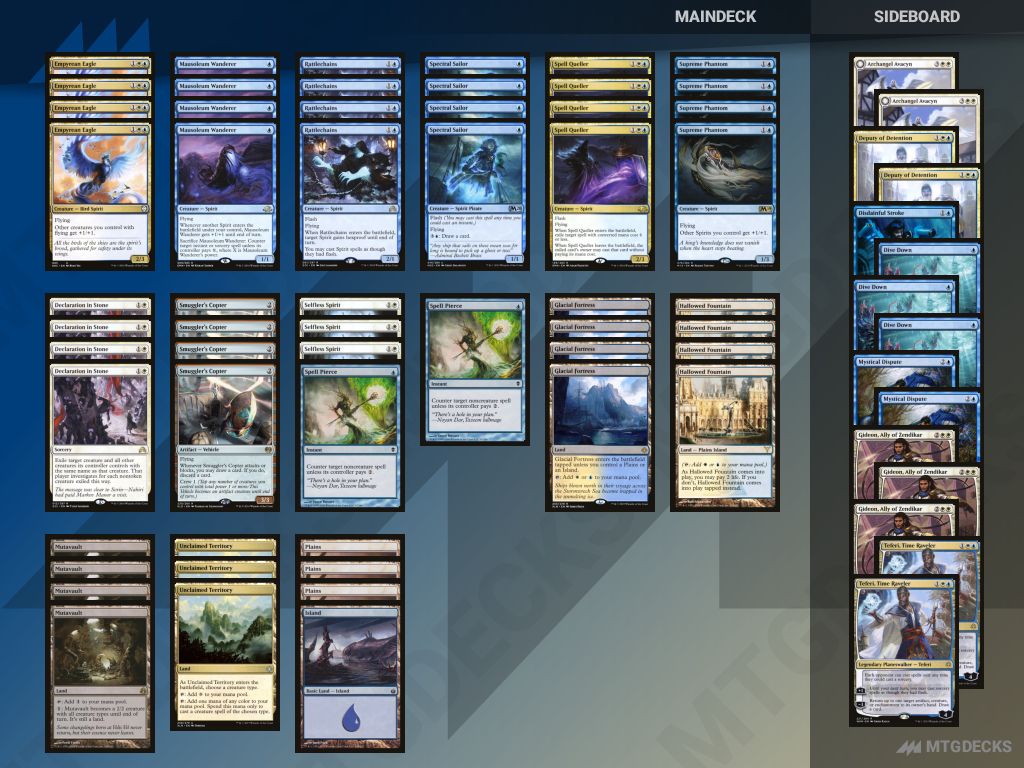 Pioneer Blue-White Spirits deck by njso18 • MTG DECKS