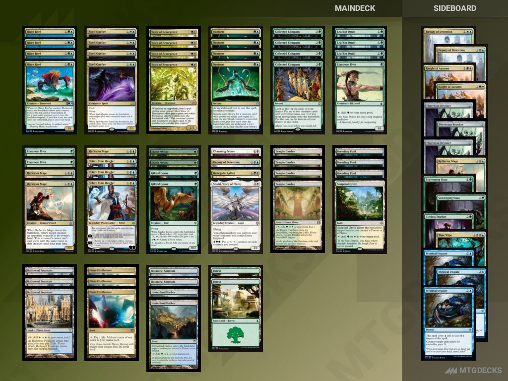 Pioneer Bant Neoform deck by Benjamine Azzara • MTG DECKS