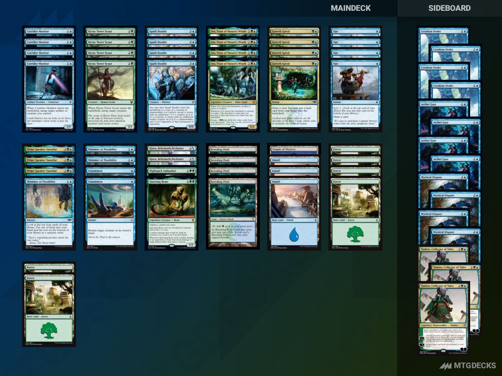 MTG Standard with Oko banned Simic Untap top decks • MTG DECKS